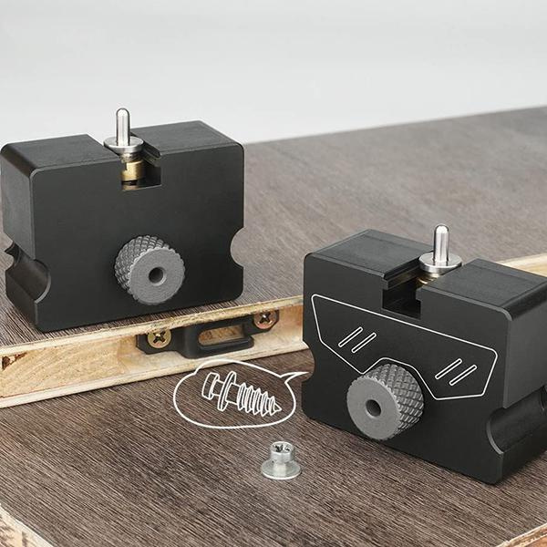 SHDY Pocket Hole Jig Invisible Connector Drill Guide Jig Punch Locator ...