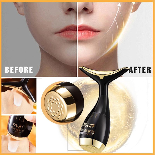 Face Neck Beauty Device Electric V-face Introducer Firming Rejuvenation ...