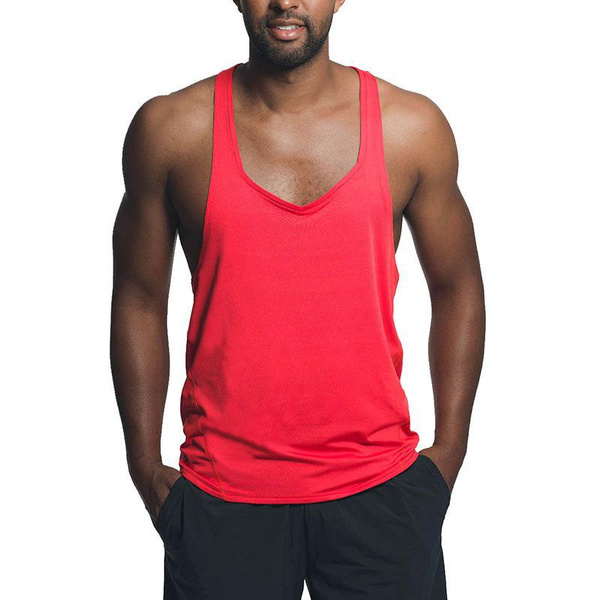 Men's Gym Tank Top Y-Back Tank Top Athletic Singlet | Wish