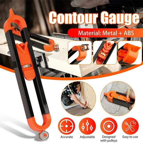 Precise Contour Gauge with Lock Adjustable Locking Function Profile ... Precise Contour Gauge with Lock Adjustable Locking Function Profile ...