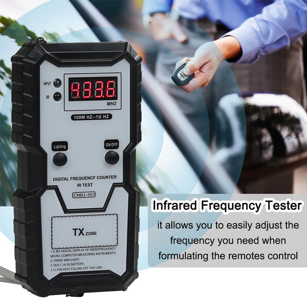 Car Keys Infrared Frequency Tester 100M-1GHZ 4-bit Digital Electronic ... Car Keys Infrared Frequency Tester 100M-1GHZ 4-bit Digital Electronic ...