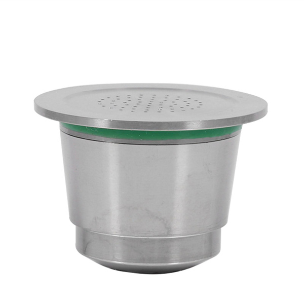 Reusable Coffee Capsules, Stainless Steel Reusable Capsules with Spoon ...