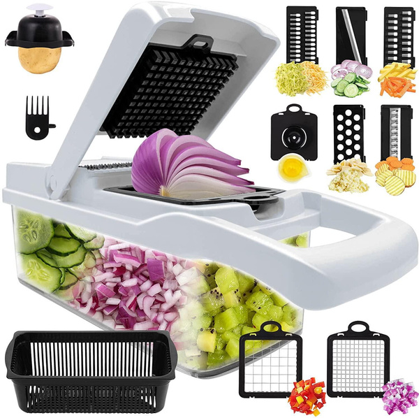 Vegetable choppers, 22 in 1 Veggie chopper Onion Chopper ...