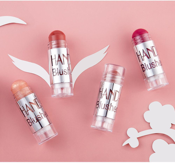 Blush cheek Makeup, Buildable Blush Stick for Cheeks,Matte and Dewy ...