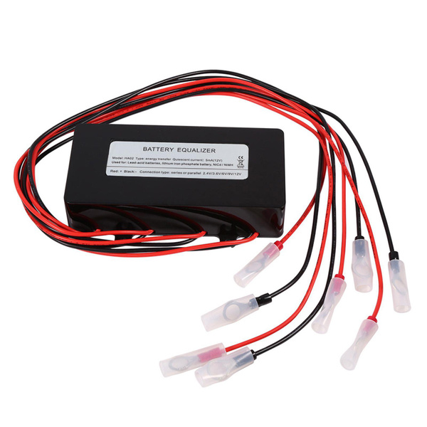 Battery Equalizer 48V Battery Voltage Balancer 4 × 12V Battery Bank ...