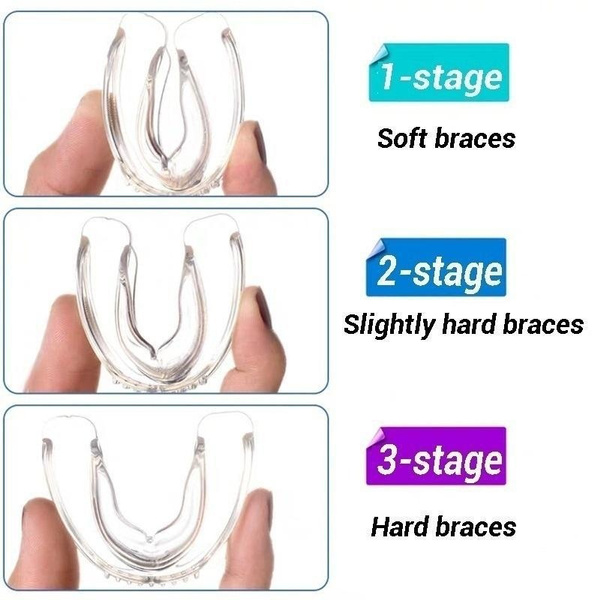 Silicone 3 Stages Dental Retainer Orthodontic Braces Trainer Teeth ...