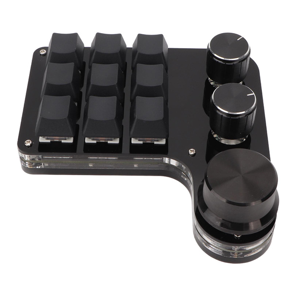 Mini Keypad 9 Keys Rgb Backlit Blue Switch Plug And Play Programmable Keypad Wish