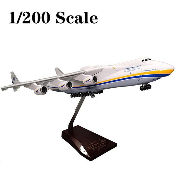1:200 An-225 Antonov Resin Aircraft Model Toy 17 inch Ukraine Painted ...