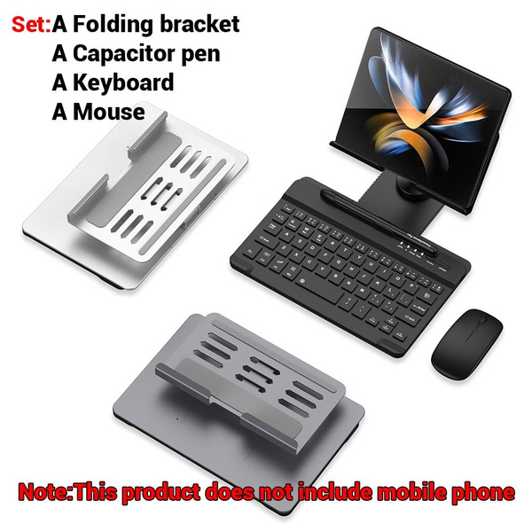 Mini Bluetooth Keyboard Wireless Keyboard with Mouse Folding bracket ...