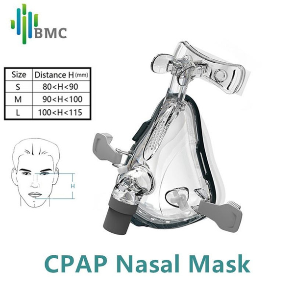 BMC-F1B Nasal Mask CPAP Mask Sleep Mask with Headgear Suitable for CPAP ...