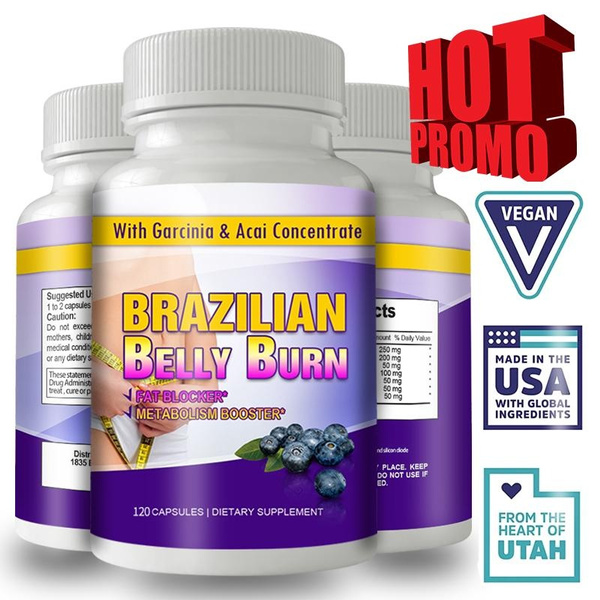 Brazilian Fat Burn Slimming Capsules - Diet Capsules Help Metabolism/30 ...