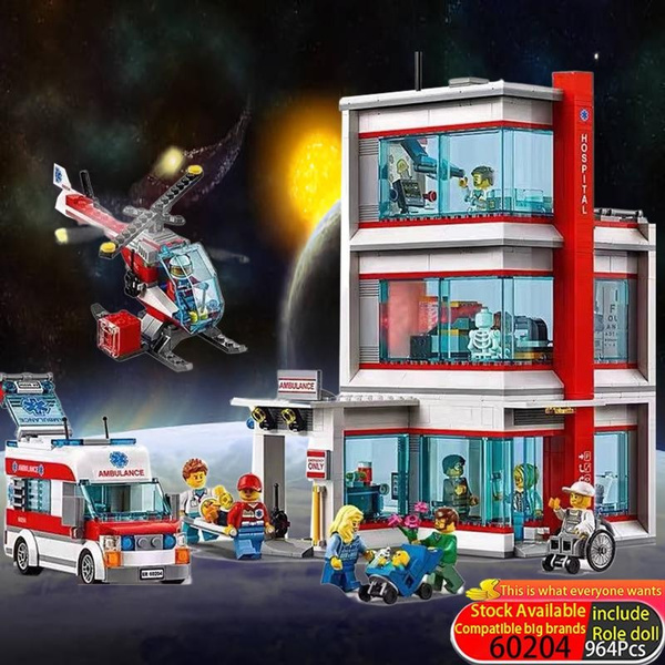 City City Hospital Building Blocks Movie Model Sets Bricks Compatible ...