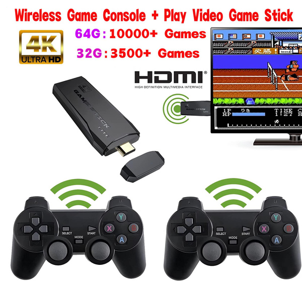 Wireless Retro Game Console,Plug and Play Video Game Stick TV Game ...