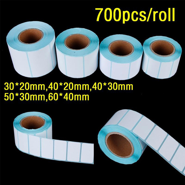 700Pcs/Roll Waterproof Adhesive Thermal Label Sticker Paper Supermarket ...