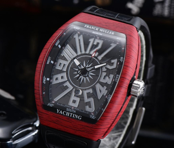 Top Brand Square Men's Watch Automatic Quartz Carbon Design Fashion ...