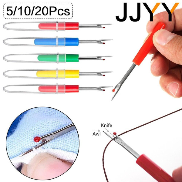 JJYY 5/10/20Pcs Seam Separator Latch Hook Tool Plastic Handle Sewing ...