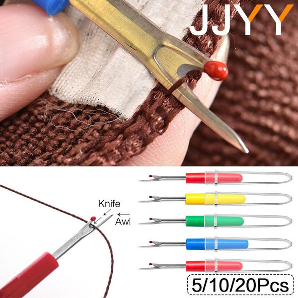JJYY 5/10/20Pcs Random Color Seam Ripper for Sewing Stitch Cutter ...