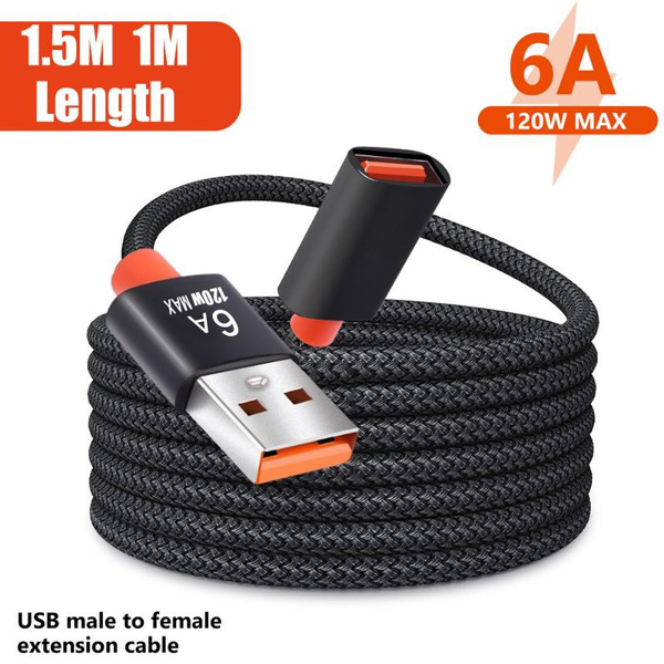 USB 3.0 Extension Cable Male-To-Female High-Speed Transmission Data ...
