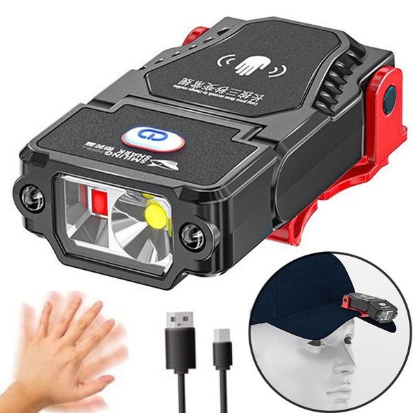 Outdoor Lamp Cap Clip LED Light Sensor Head Light Lamp for Hunting ...