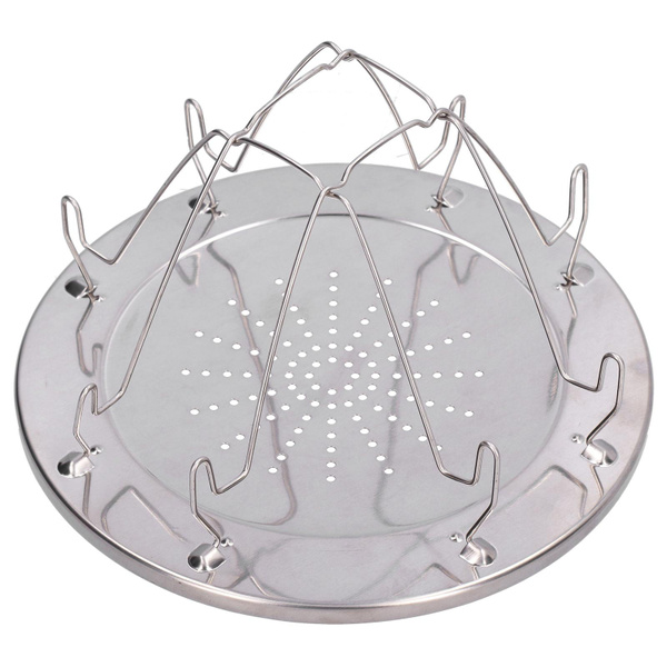 Folding Camp Stove Toaster Stainless Steel Camping Toaster Rack Holder ...