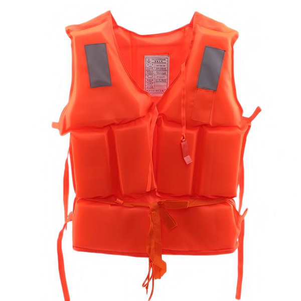 Adult Lifesaving Vest Swimming Ski Buoyancy Aid Safe Sailing Life ...