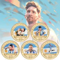 King of Football Commemorative Coins with Gift Box World's Best Soccer ...