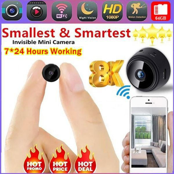 [Best4K Cameras 2023]Spy Camera Wireless Hidden WiFi Mini Camera HD ...