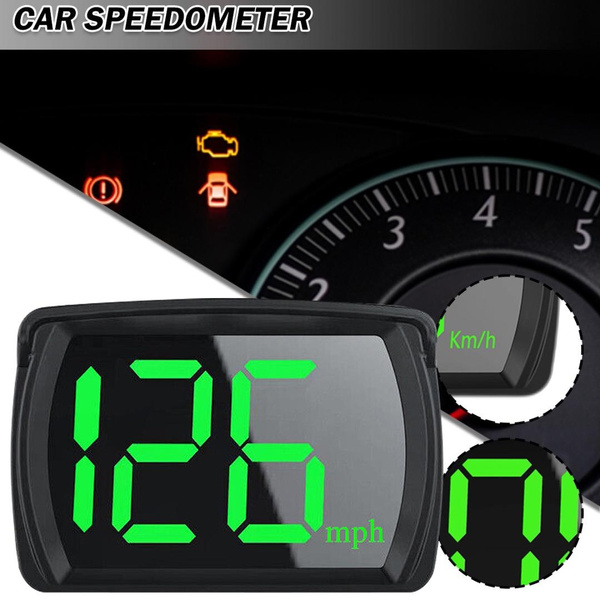 New HUD GPS Head Up Display Speedometer Odometer Car Digital Speed MPH ...