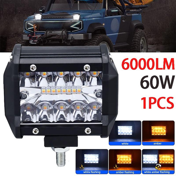1PCS Car Work Light 60W Spotlights Truck Modified Flashing Lights ...