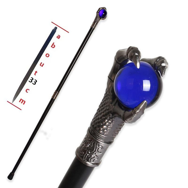 2023 Dragon Claw With Royal Blue Ball Walking Stick Men Luxury Walking ...