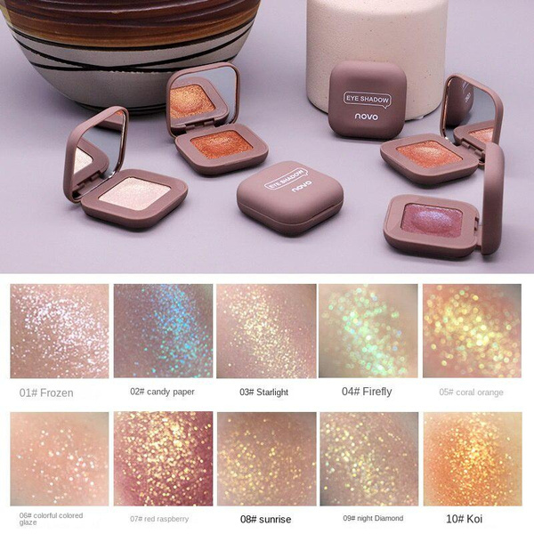 Long Lasting Matte Shimmer Glitter Pressed Pearl All Highly Pigmented ...