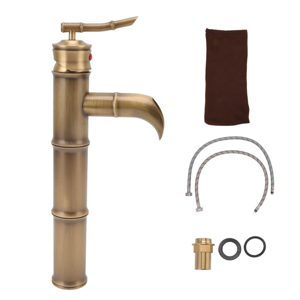Basin Faucets All Copper Antique Faucet 3 Sections Bamboo Joint Single ...