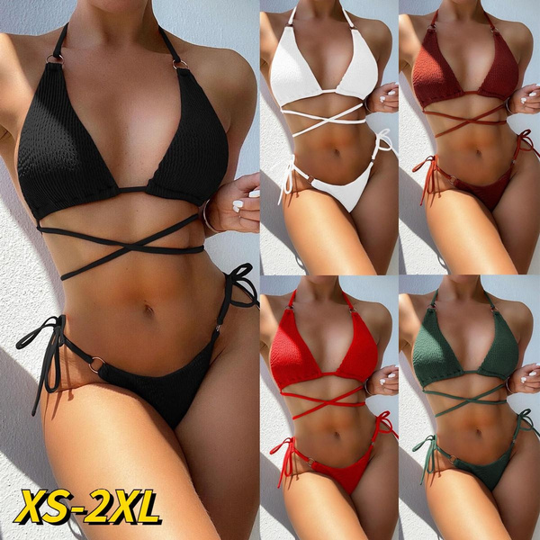 Bikini 2023 Woman Swimsuit Criss Cross Swimwear Women String Thong ... Bikini 2023 Woman Swimsuit Criss Cross Swimwear Women String Thong ...