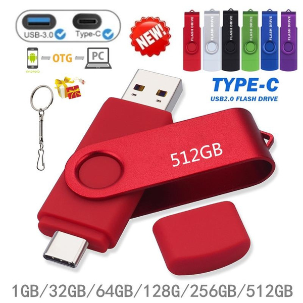 USB 2.0 OTG Type c pendrive Metal USB Flash Drive 1GB 32GB 64GB128GB ...
