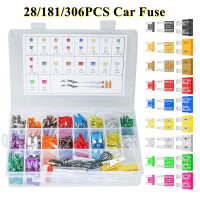 28/181/306PCS Car Fuse Kit 2A-40A with Fuse Clip Auto Fuse Blade Fuses ...