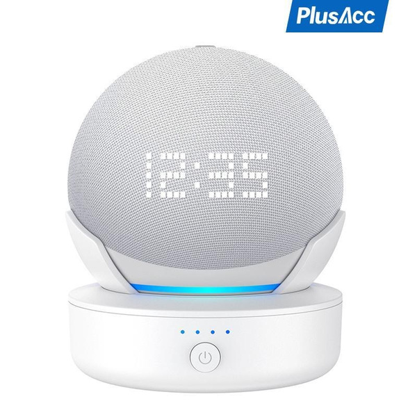 PlusAcc Portable Battery Base for Echo Dot 4th & 5th Gen 10000mAh ...