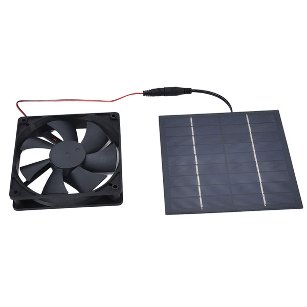 Solar Panel Fan Kit Dual Fans Solar Powered Exhaust Fan for Chicken ... Solar Panel Fan Kit Dual Fans Solar Powered Exhaust Fan for Chicken ...