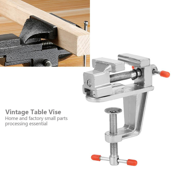 Portable Mini Flat Pliers Vise Clamp Table Aluminum Alloy Table Vice ...