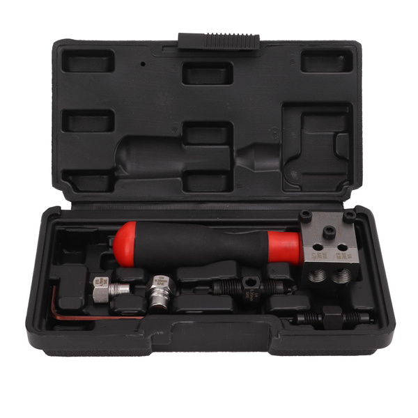 3/16in 1/4in Copper Tube Brake Line Single Double Flare Tool Adapter ...