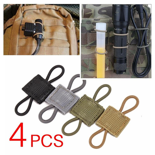 Tactical MOLLE Elastic Molle Ribbon Buckle Tactical Binding Retainer ...