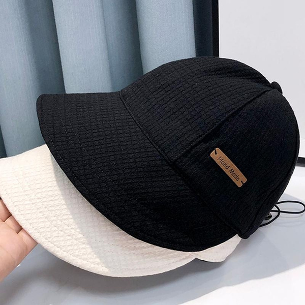 New Wide Brim Sun Hat Drawstring Adjustable Caps for Men Women Beach ...