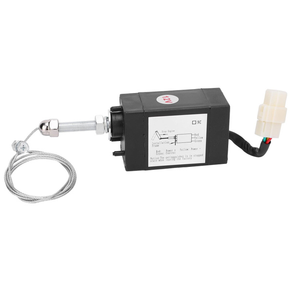 XHQ‑PT Solenoid Valve, 90N-110N Pull Force DC 12V Flameout Solenoid ...