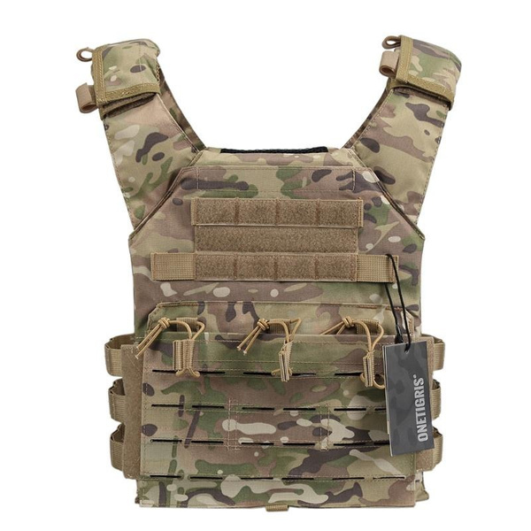 Tactical Laser-Cut JPC Vest Light-Weight MOLLE Lazer Special Plate ...