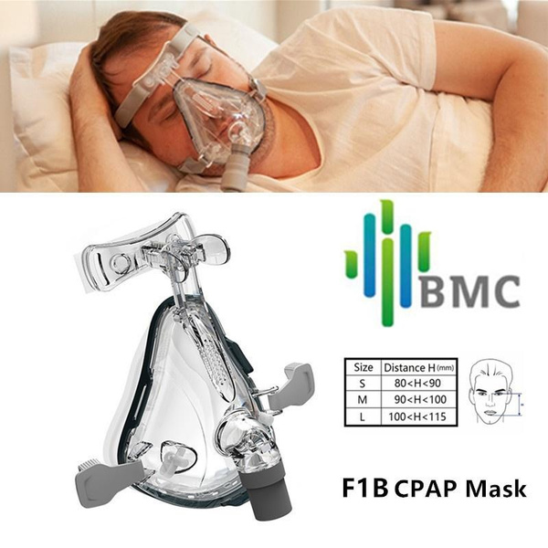 1 PCS BMC F1B Nasal Mask CPAP Mask Sleep Mask with Headgear Suitable ...