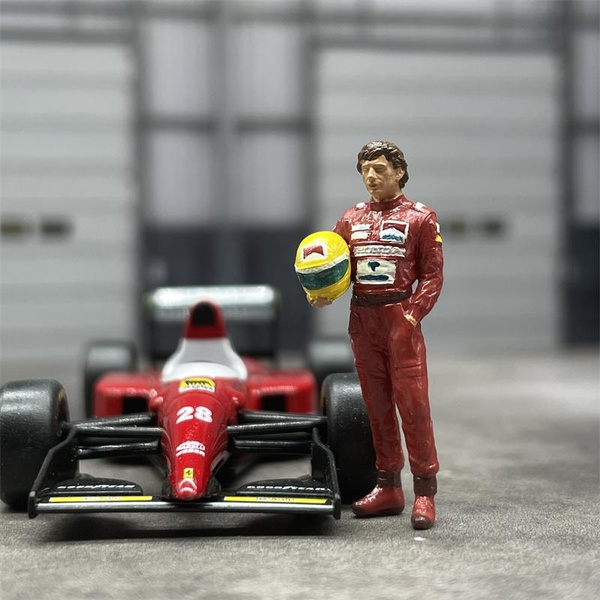 1/64 Scale Ayrton Senna Figures and F1 Racing Car Model Dioramas ...