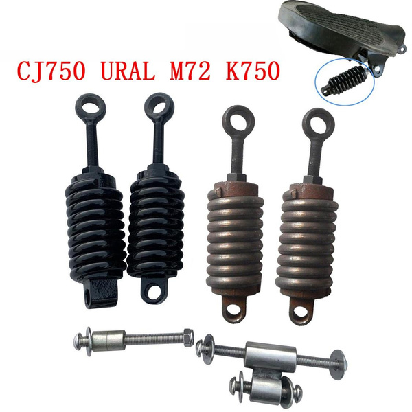 Retro Motorcycle Stainless Steel Seat Spring Seat Shock Absorber ...