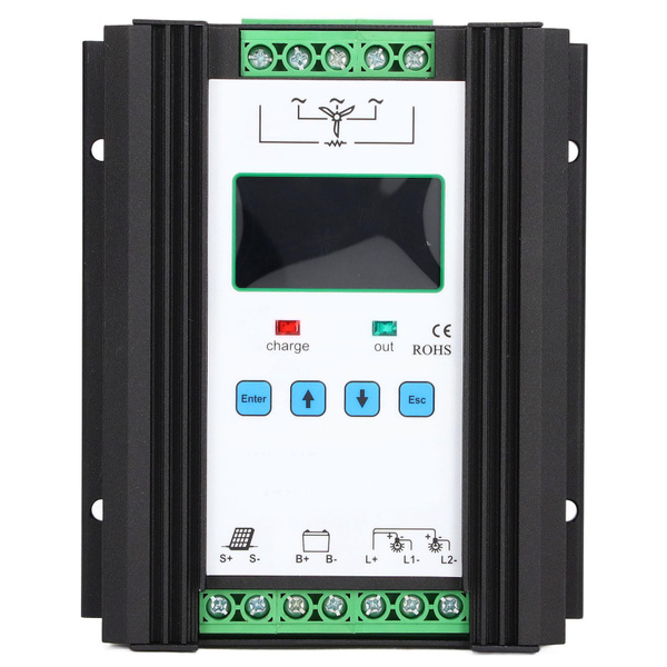 Wind Solar Controller Digital Control Wind Solar Regulator 12V 24V 600W ...