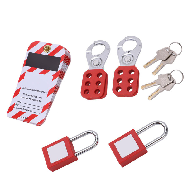 Safety Padlock Loto Tag Lockout Tagout Kit Electrical for Lock Out Tag ...
