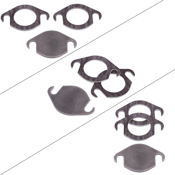 Valve Blanking Plate, EGR Valve Blanking Plate Kit with Gasket for TDI ...