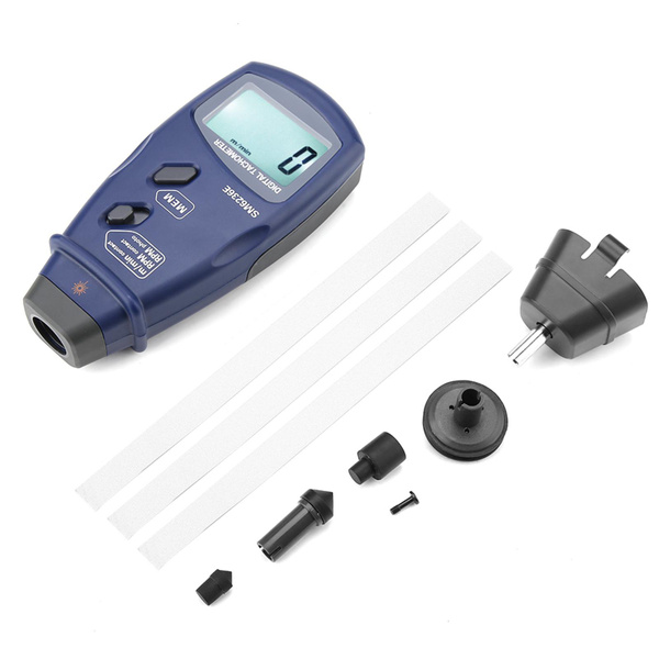 Digital Tachometer DT6236E Contact / Non-Contact Photo Tachometer, 5 ...